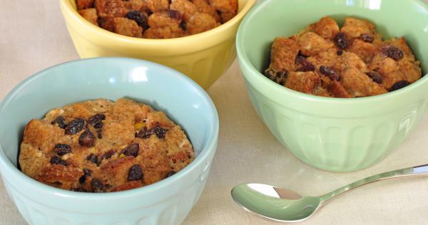 MedlinePlus: Bread Pudding in the Microwave